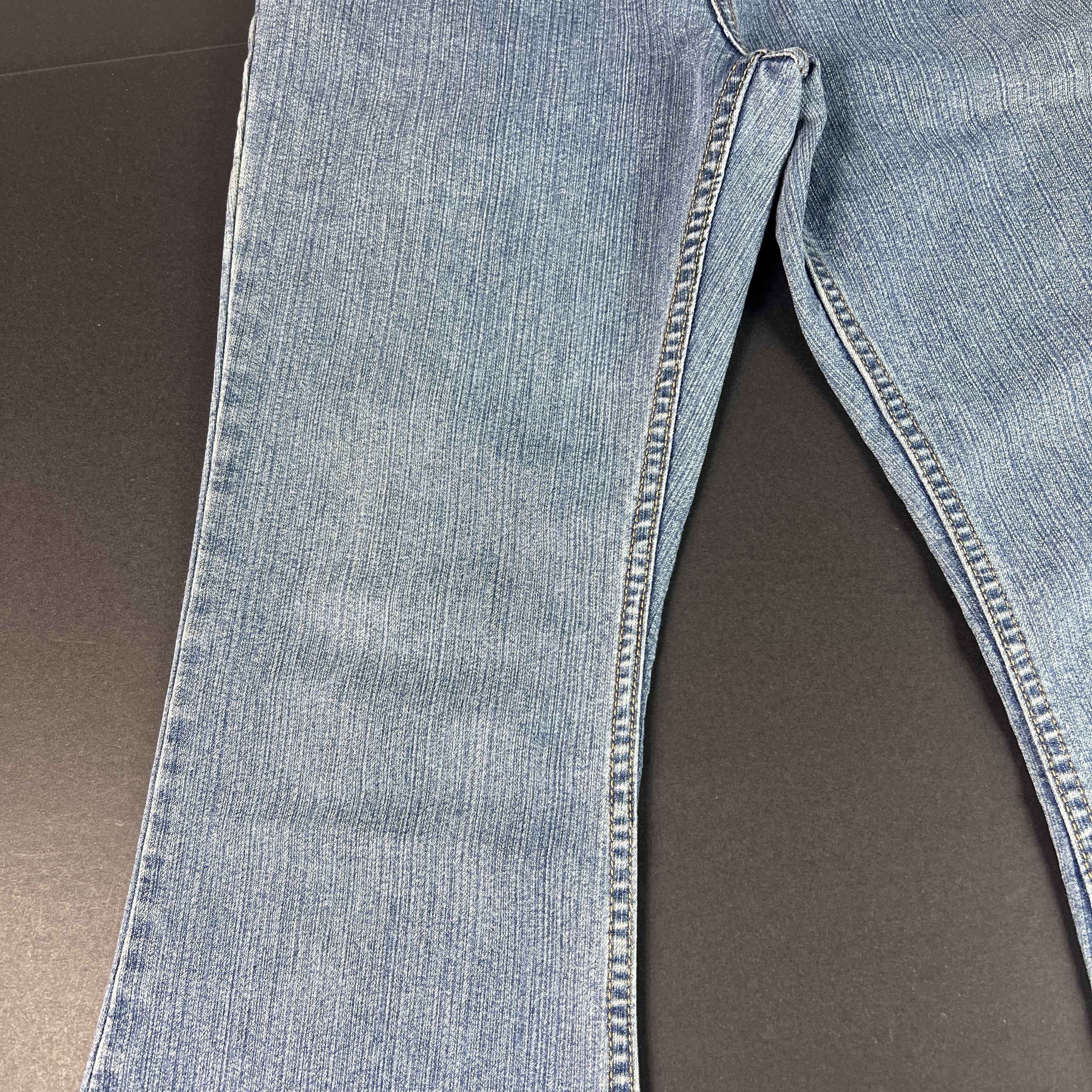 Calvin Klein Y2K Calvin Klein Jeans Low Rise Flare Blue Faded Denim ...