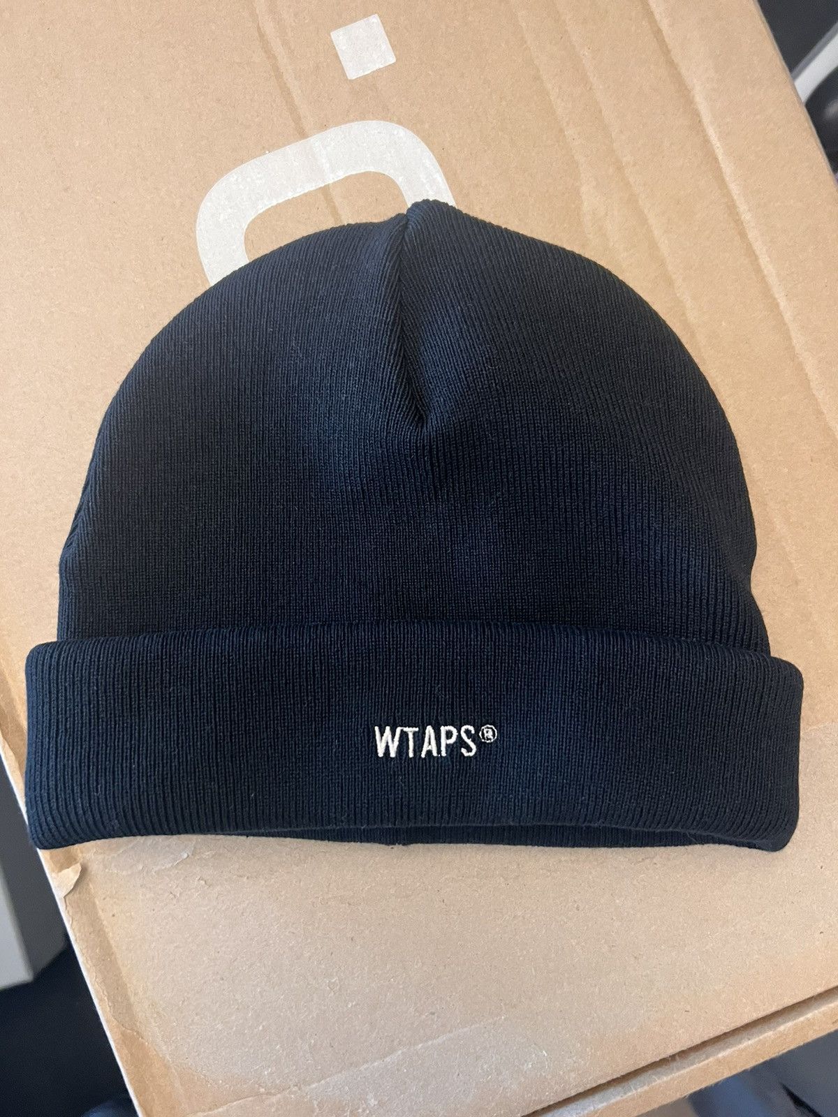 Wtaps WTAPS Folded Black Beanie - Made In Japan | Grailed