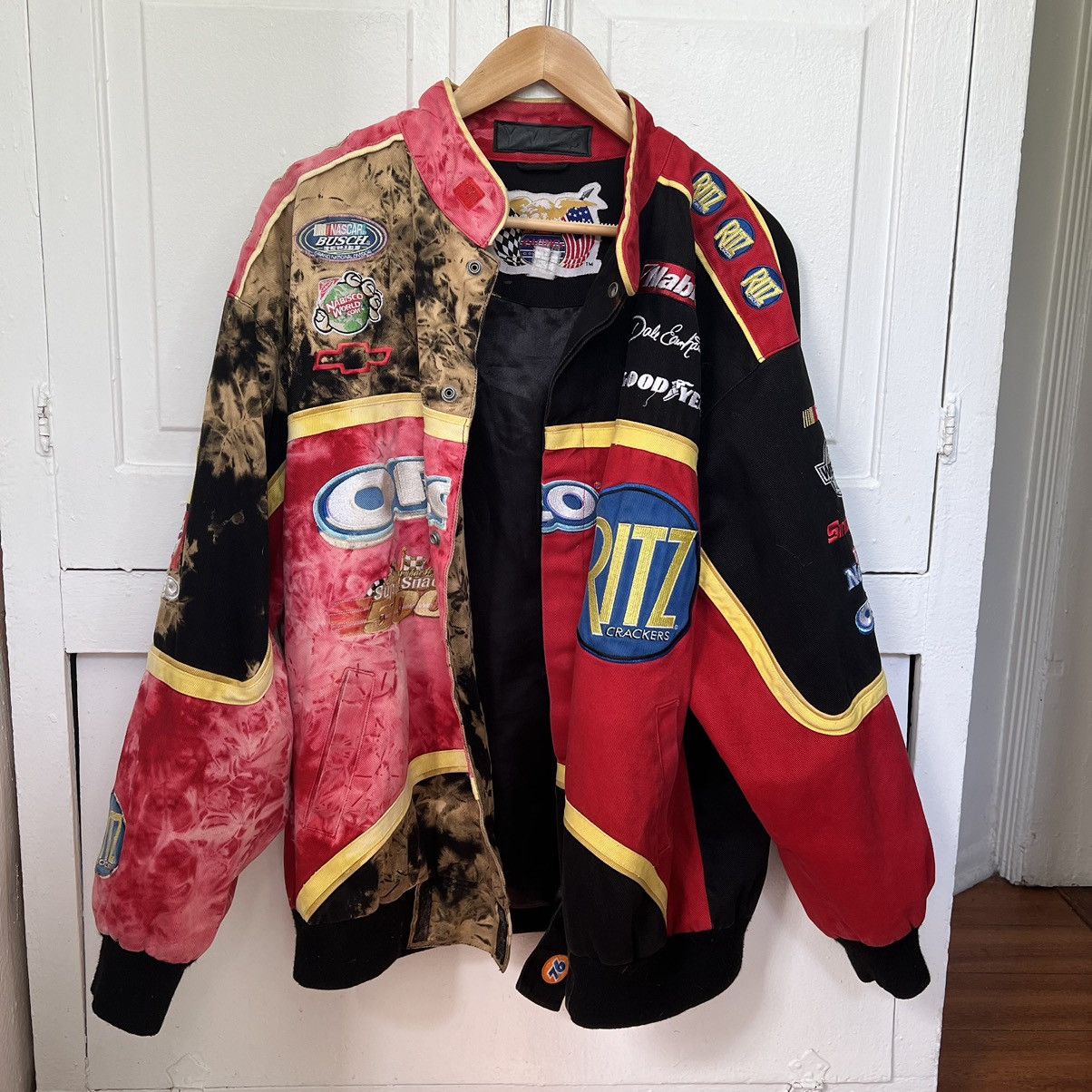 Jeff Hamilton Jeff Hamilton x Yves red Racing Bomber Jacket | Grailed