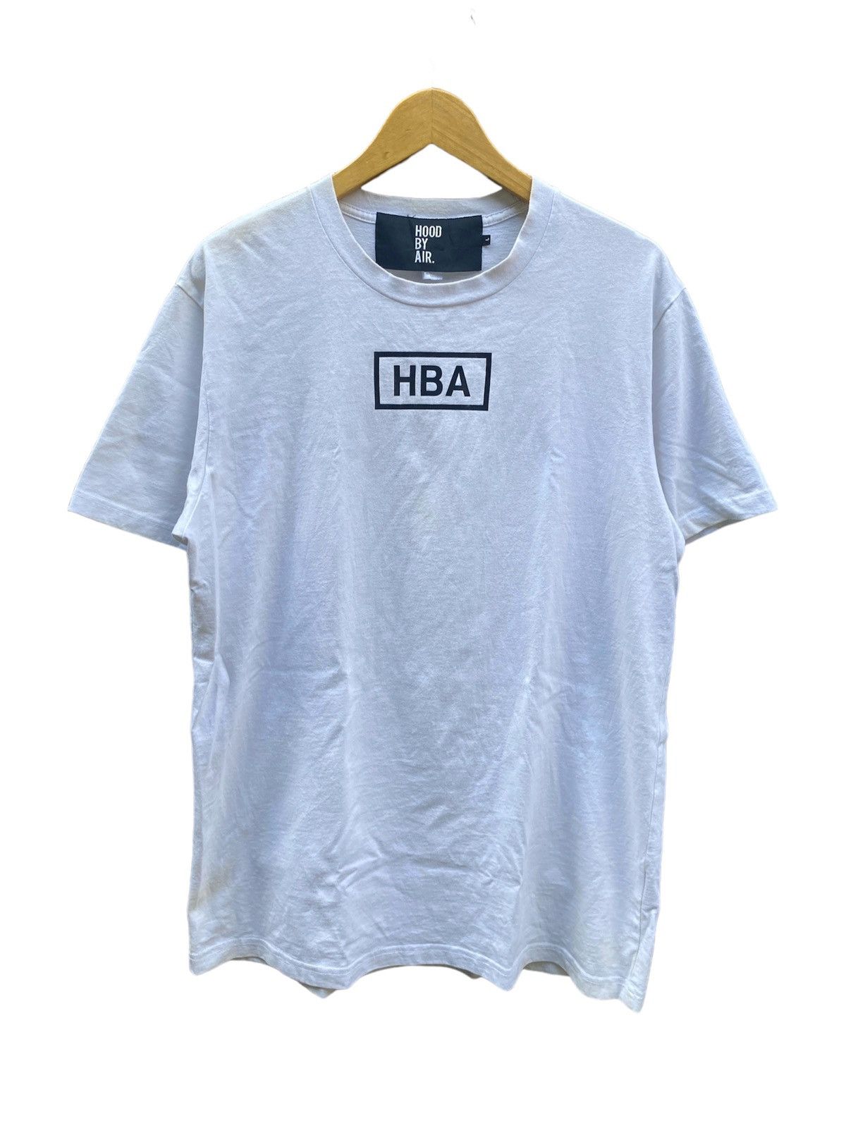 Hood By Air × Streetwear HBA Hood By Air Center Logo Tshirt | Grailed