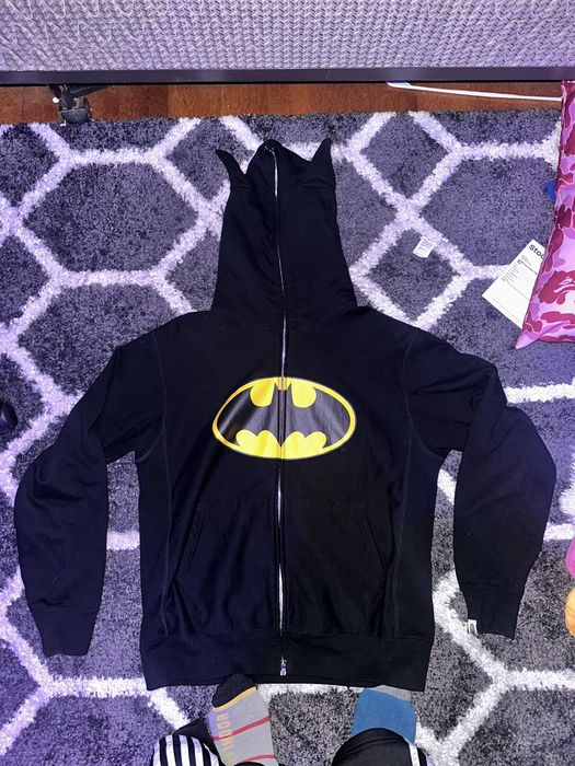 Bape Bape x DC Batman Full Zip Hoodie | Grailed