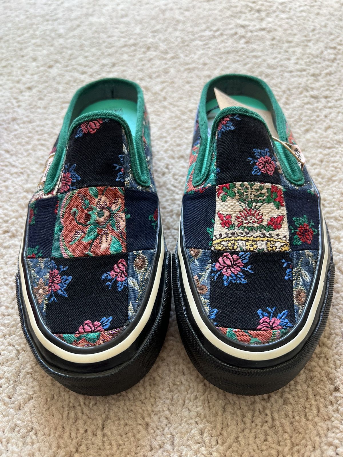 Gucci × Vans Gucci x Vans Vault - Unisex Patchwork OG Mule | Grailed