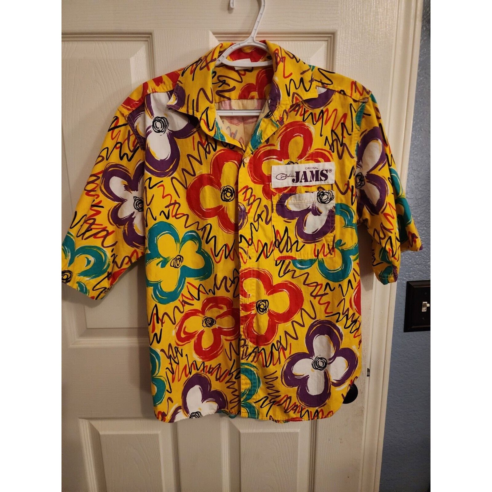 Jams World Surf Line Jams Original Hawaii Shirt sz M Vintage Floral ...