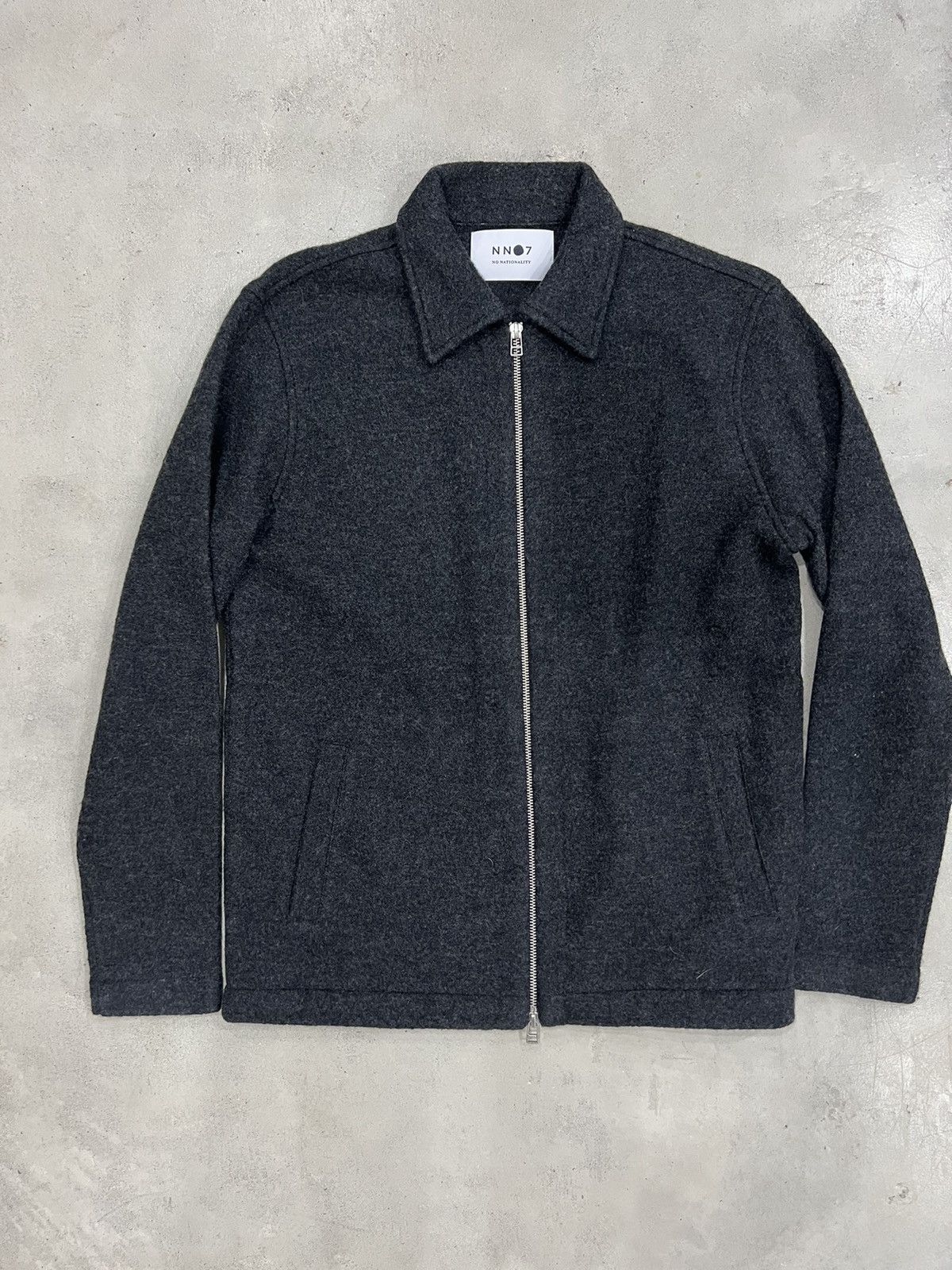 Nn07 NN07 IVAN BOILED WOOL ZIP JACKET | Grailed