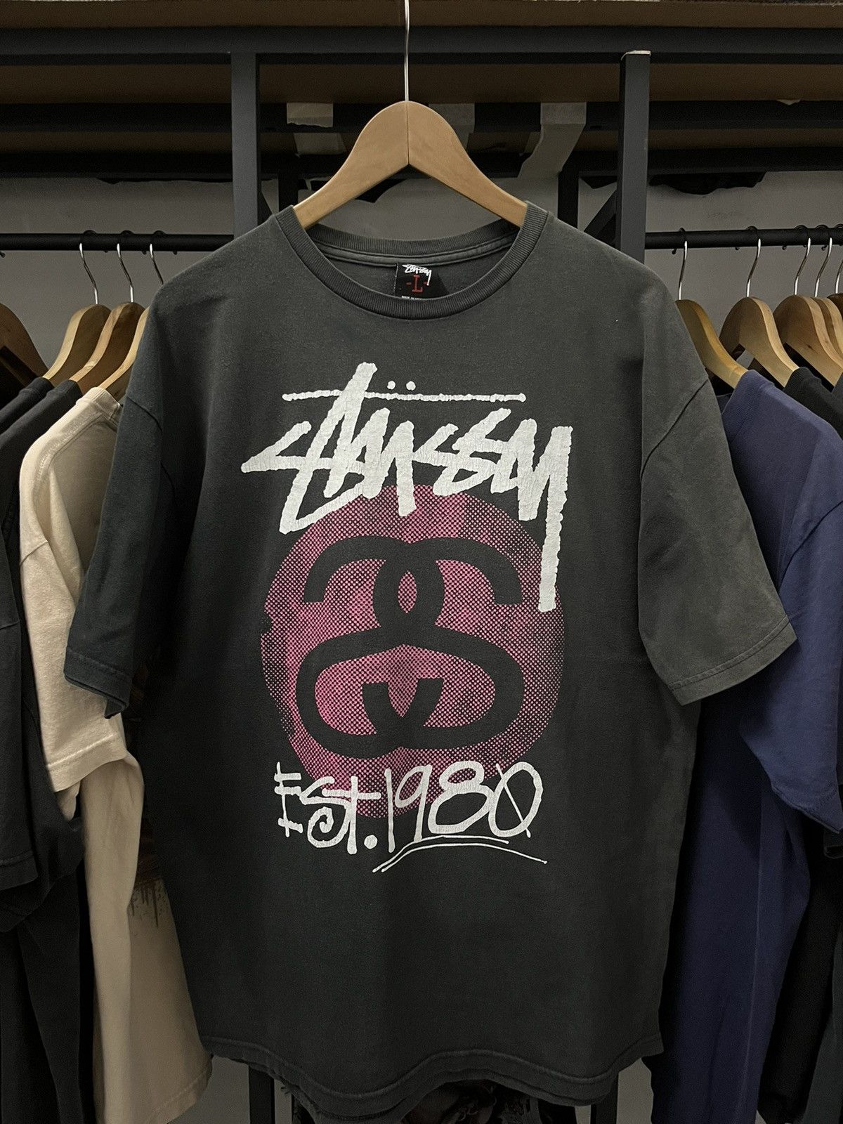 Vintage Est. 1980 Stussy Shirt | Grailed