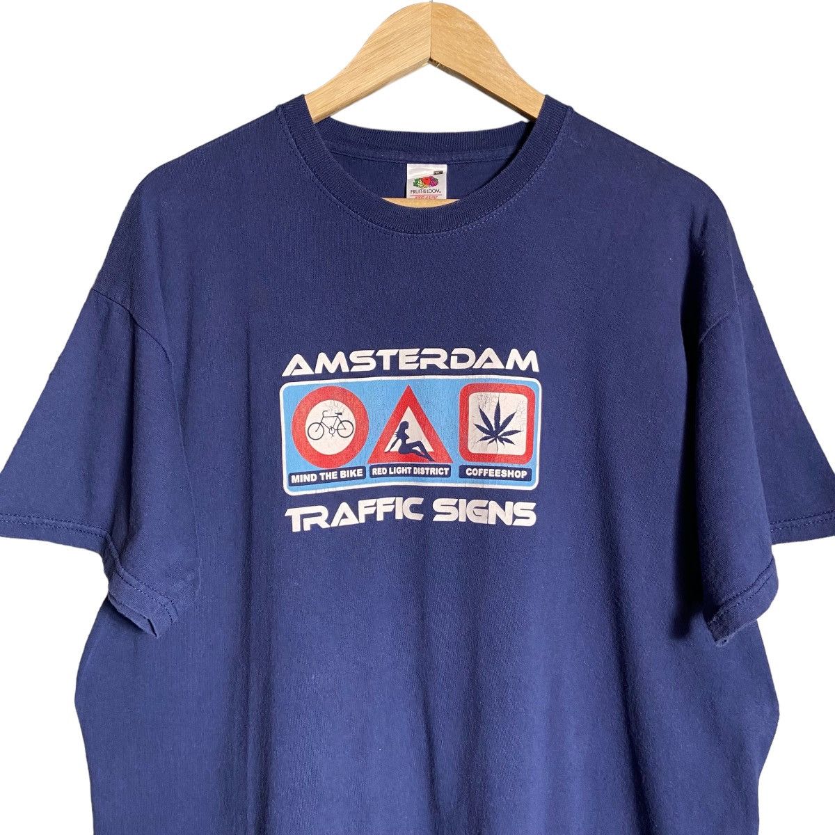 Art × Streetwear × Vintage Vintage Amsterdam Traffic Signs Graphic Tees ...