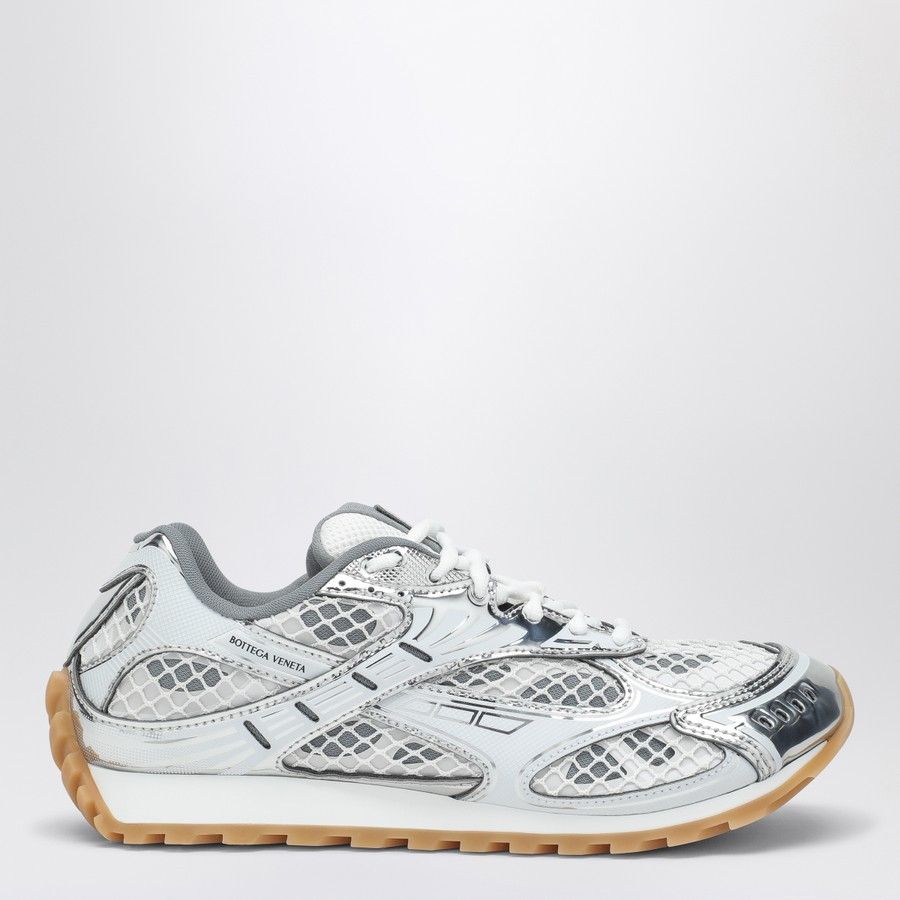 Bottega Veneta Low Orbit silver/white trainer | Grailed