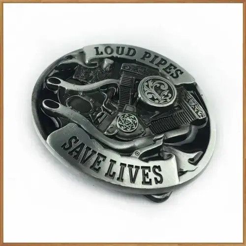 Jean ' LOUD PIPES ' motor engine belt buckle | Grailed
