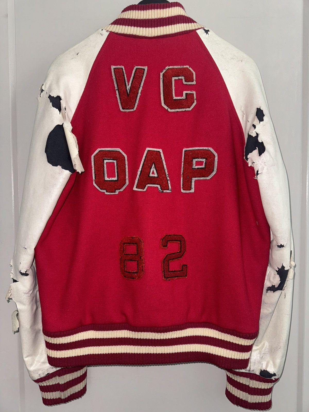 Raf Simons Raf Simons AW2002-2003 Virginia Creeper varsity jacket | Grailed