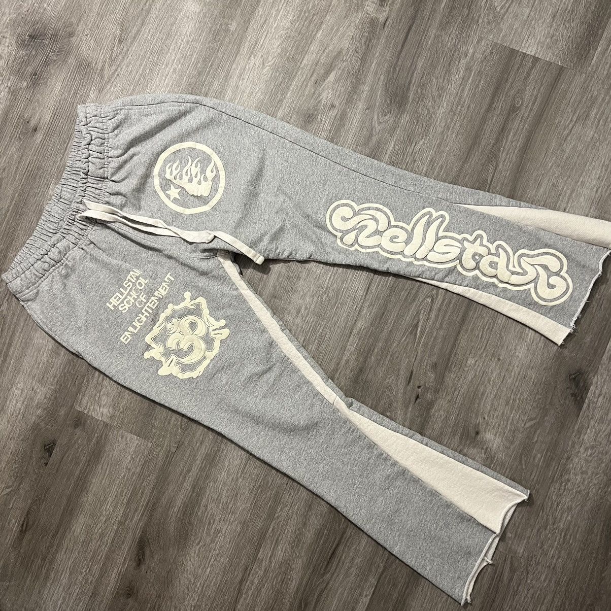 HELLSTAR Hellstar Flare Sweatpants School Of Enlightenment Capsule 4 | Grailed