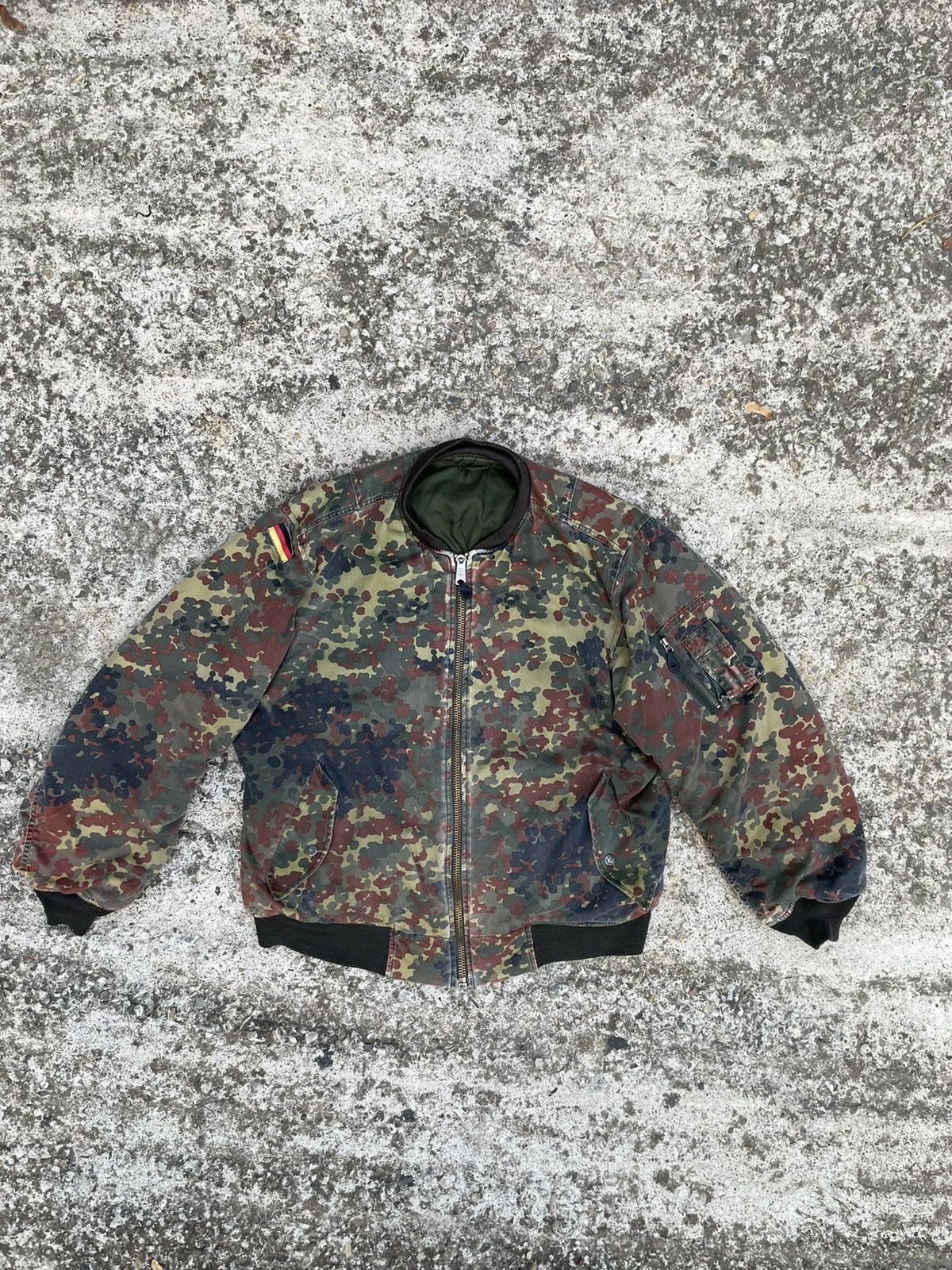 Vintage Jacket Flyers Man Intermediate MA-1 German flag USA 90’s y2k ...