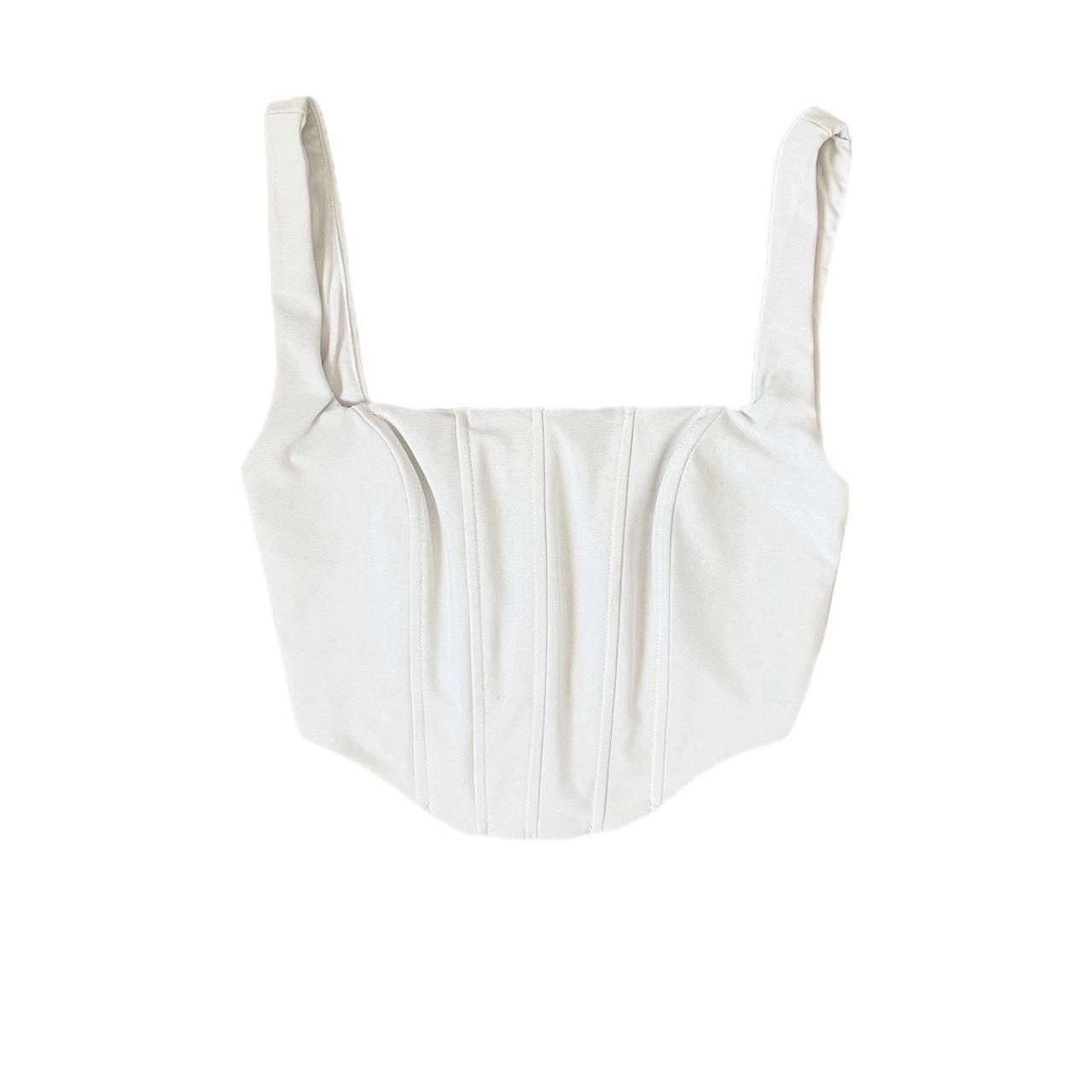Nordstrom white edikted isla corset top | Grailed