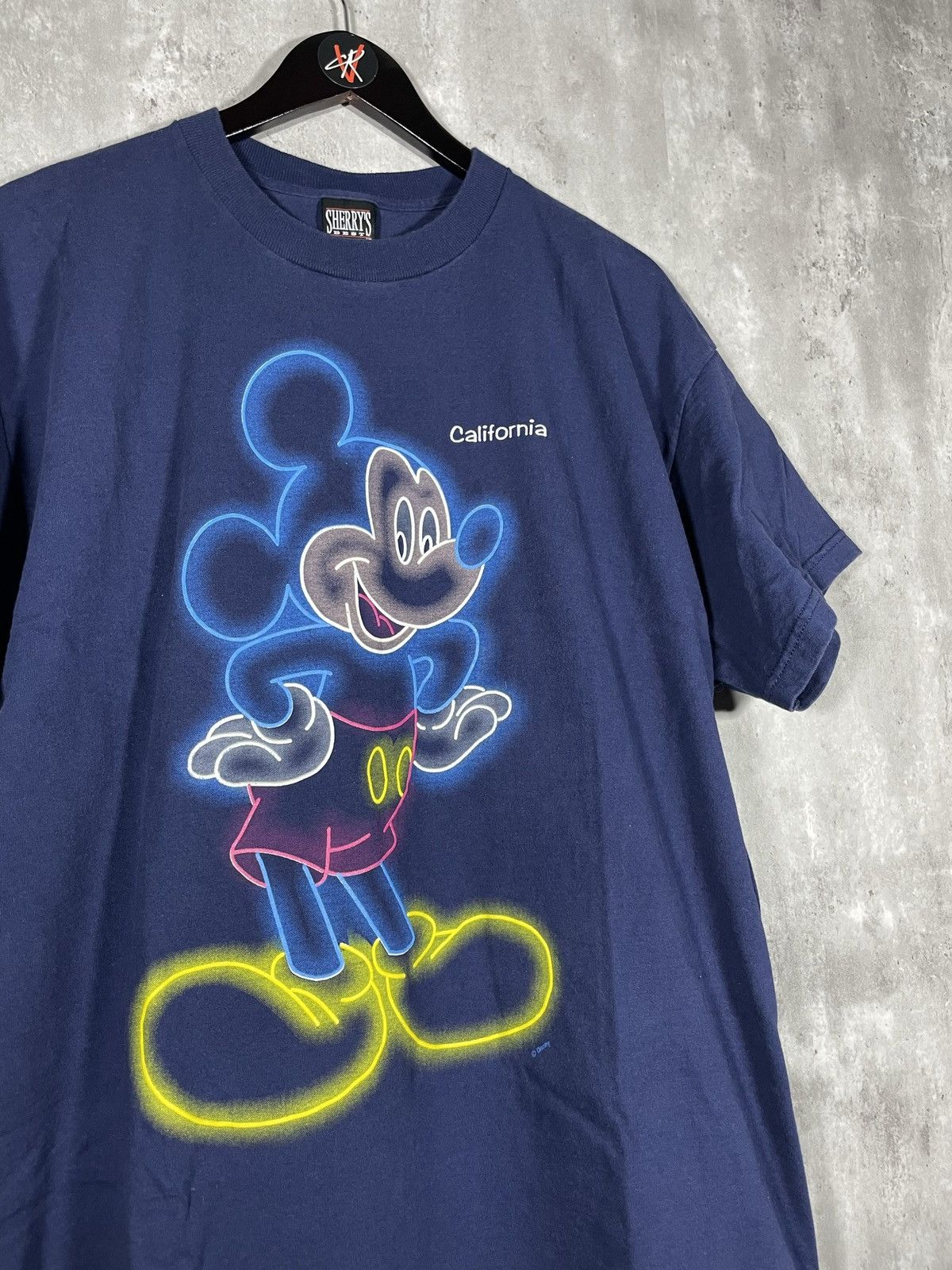 Vintage 90s Mickey Mouse Unlimited Disney Neon Tee | Grailed