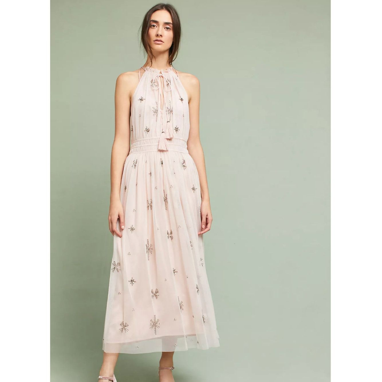 Chan Luu Chan Luu Amiens Halter Maxi Dress | Grailed