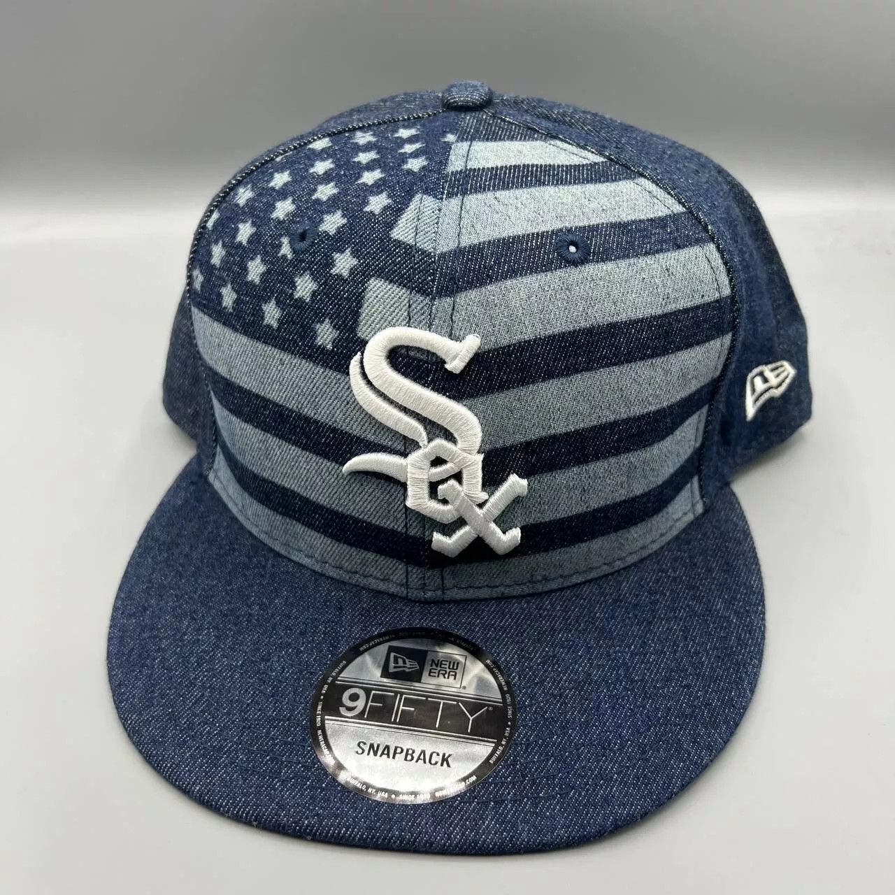 New Era Chicago White Sox Hat Men Blue Denim Snap Back Cap New | Grailed