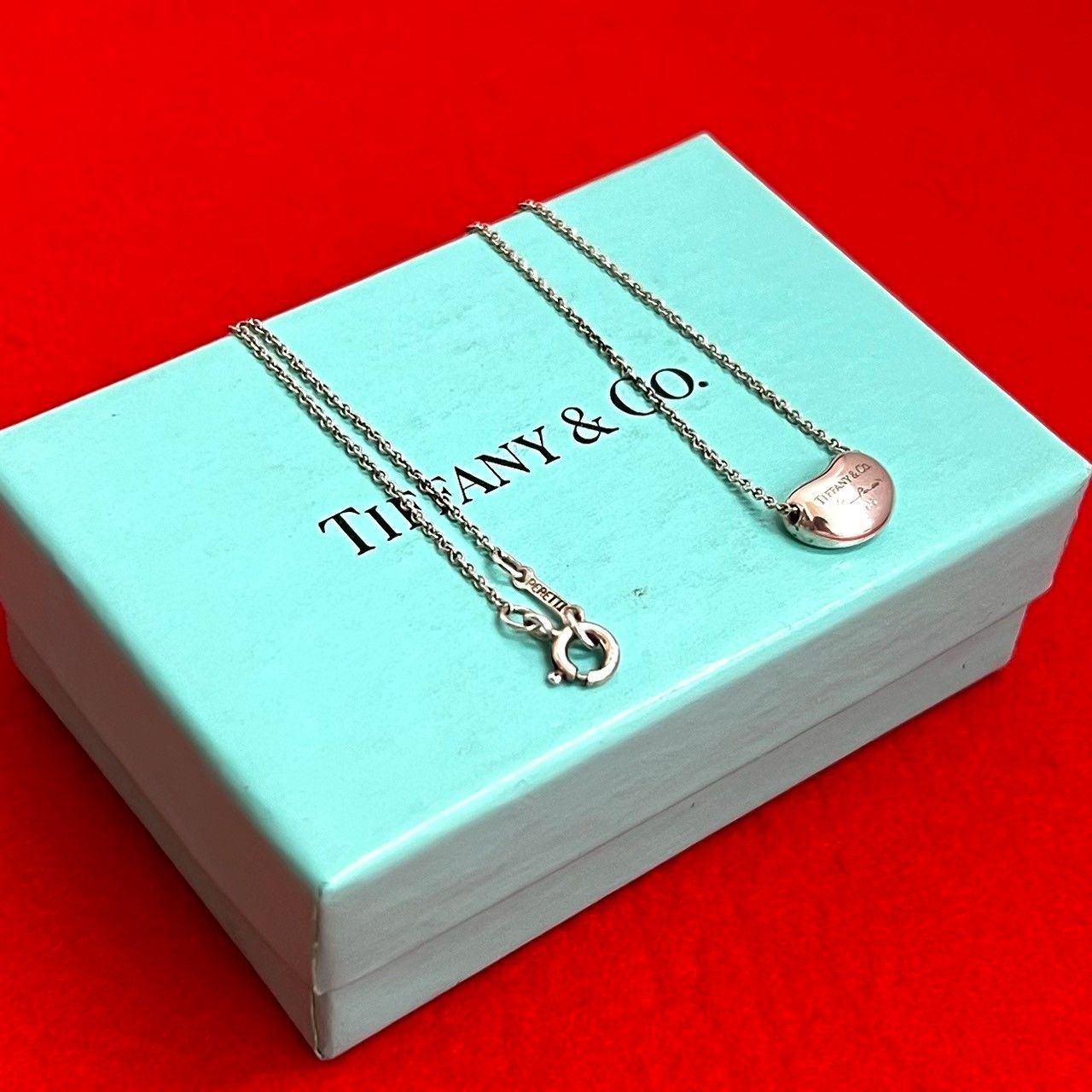 Tiffany & Co. Tiffany & Co. Tiffany&Co. Bean Silver Necklace Pendant ...