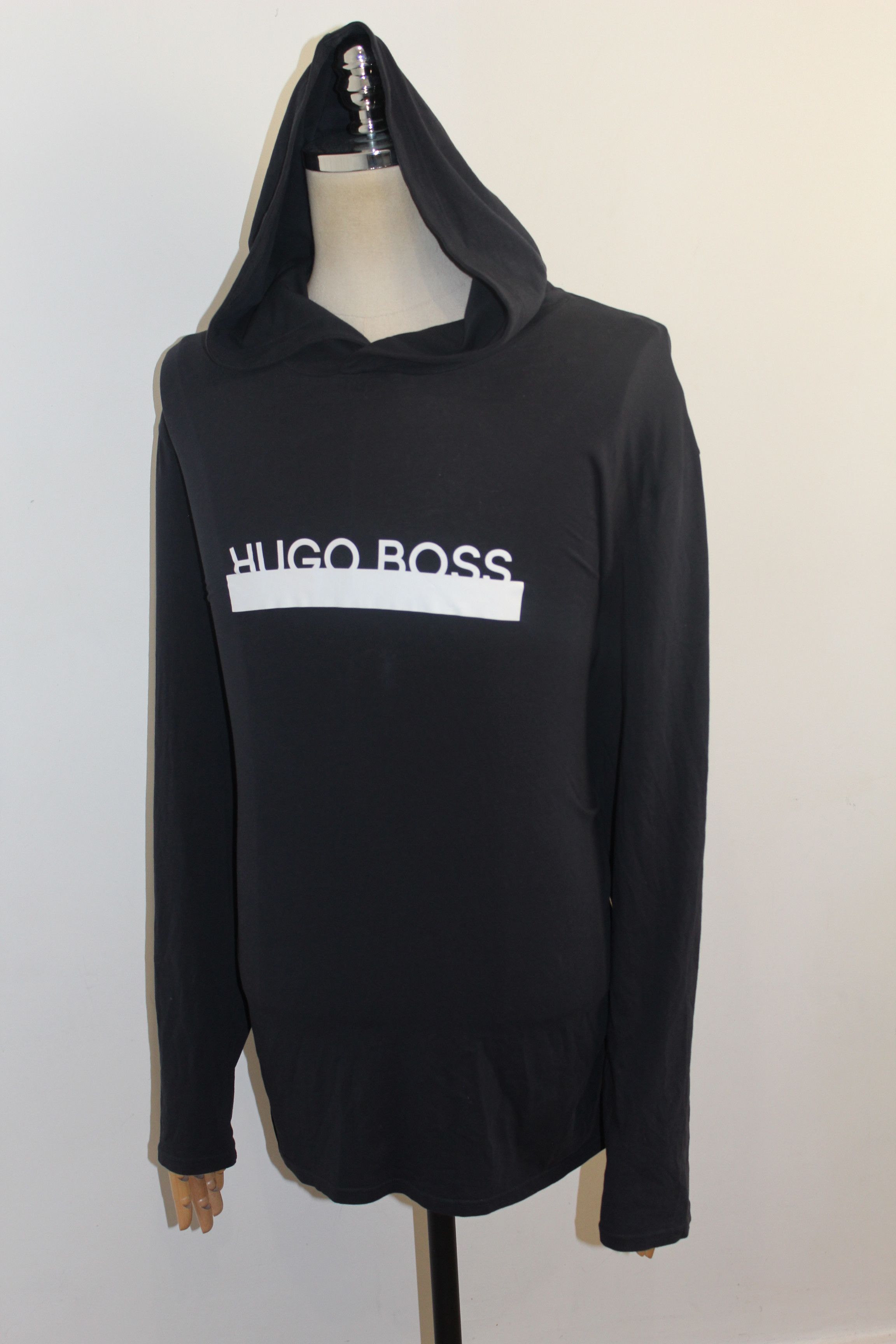 Hugo Boss MENS Hugo Boss Big Logo Hoodie Activewear Cardigan Size 2XL ...