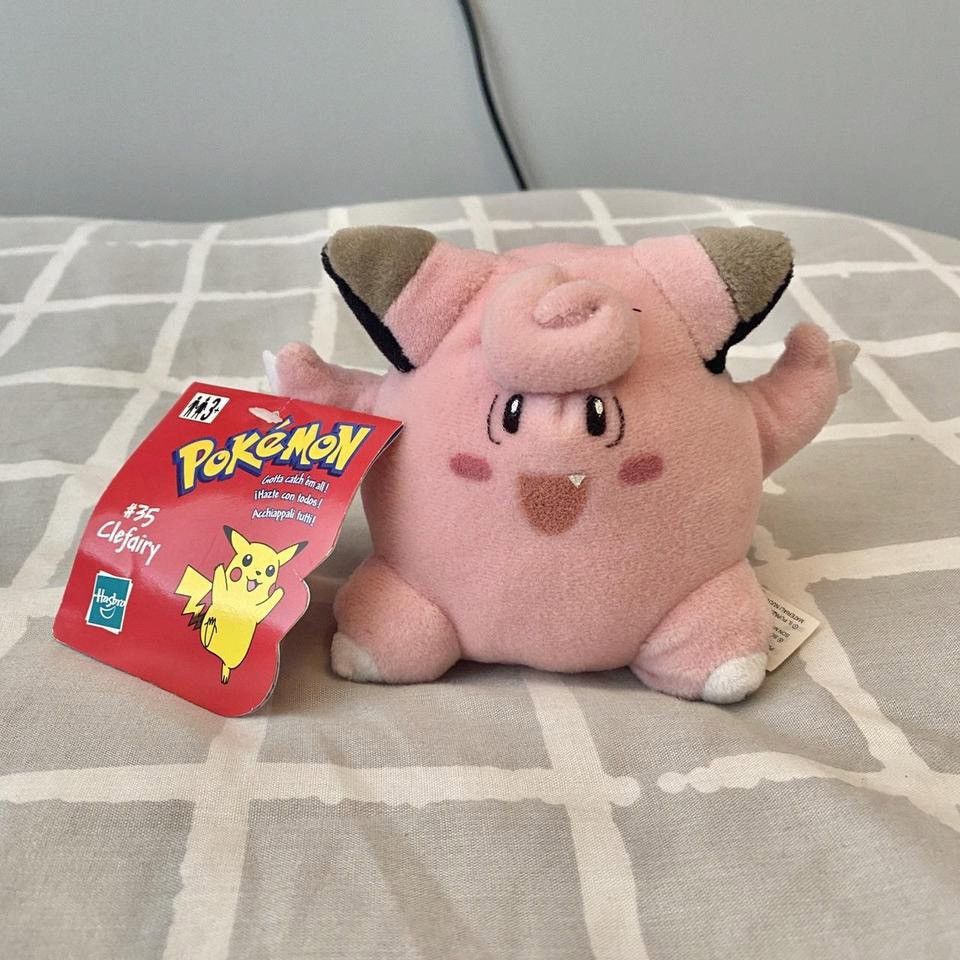 Pokemon Vintage Pokemon clefairy 1998 BNWT plush toy | Grailed