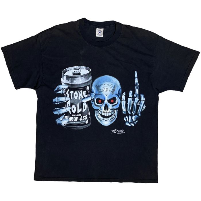 Vintage STONE COLD STEVE AUSTIN MIDDLE FINGER WHOOP ASS | Grailed