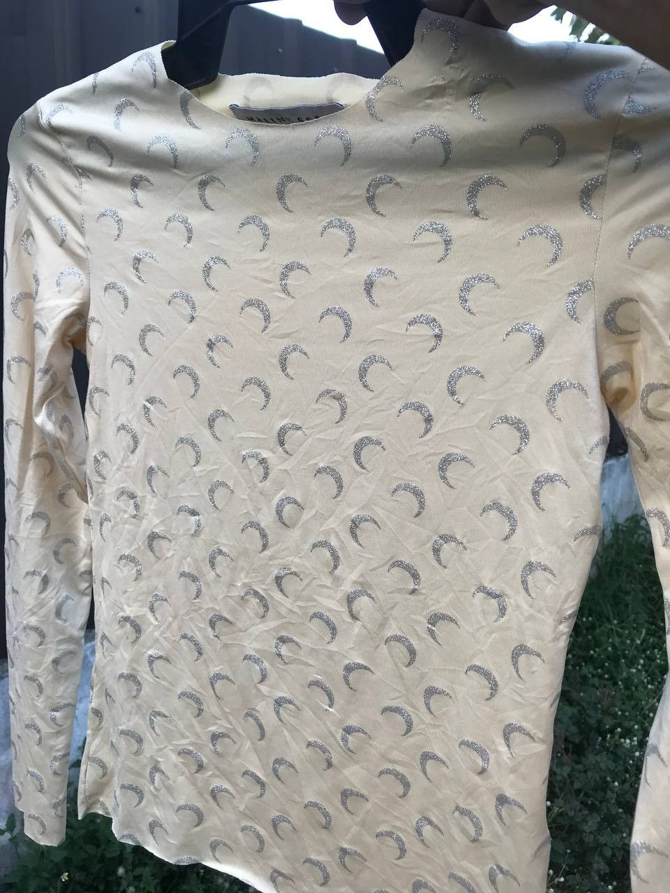 Marine Serre Marine Serre Iconics Reflective Moon Print Top | Grailed
