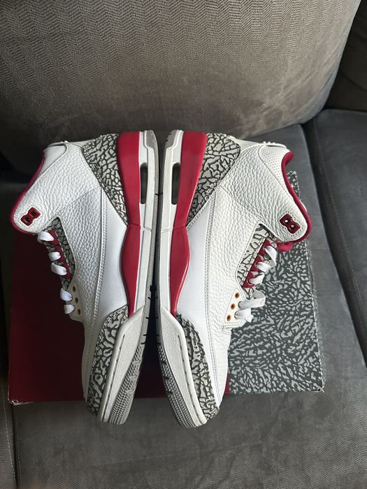 Nike Air Jordan 3 retro cardinal red | Grailed