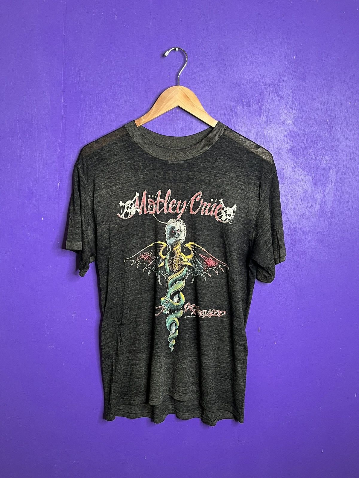 Band Tees × Tour Tee × Vintage Vintage 1989 Motley Crue Dr. Feel good tour t-shirt | Grailed