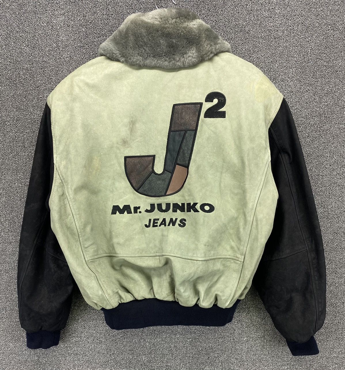 Japanese Brand × Mr. Junko Vintage Mr Junko Jeans Varsity Leather ...
