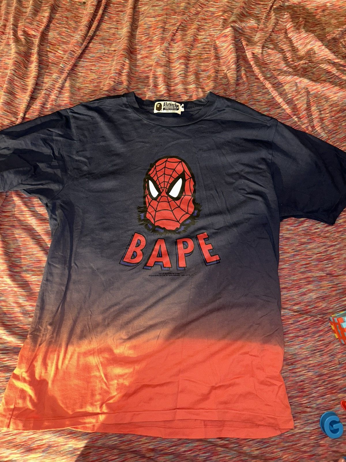 Bape Bape x Marvel Spider-Man Tee | Grailed