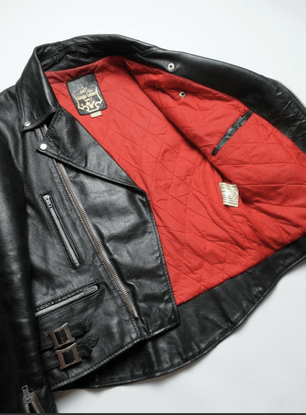 Leather Jacket × Very Rare × Vintage Ultra Rare! Vintage 80s True Punk ...