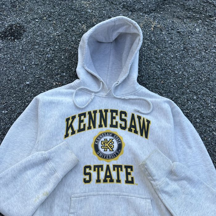 Vintage Crazy Vintage Essential Kennesaw State College Weave Hoodie ...