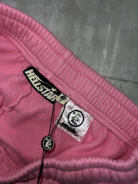 HELLSTAR Small Hellstar pink flame shorts | Grailed