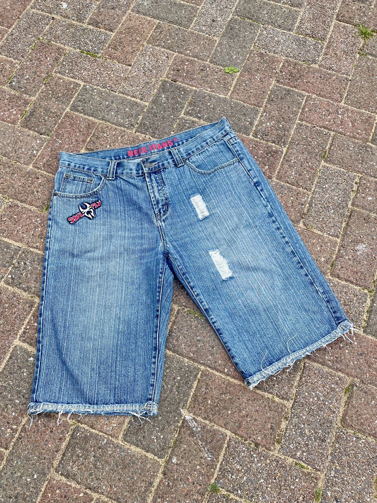 Ecko Unltd. Vintage patchwork jorts | Grailed