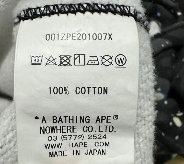 Bape Bape galaxy hoodie glow in the dark | Grailed