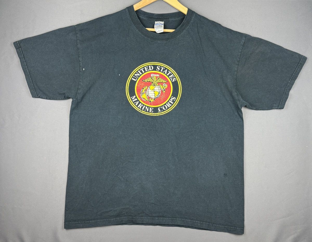 Streetwear × Usmc × Vintage Vintage Y2K US Marine Corps USMC Fade XL ...
