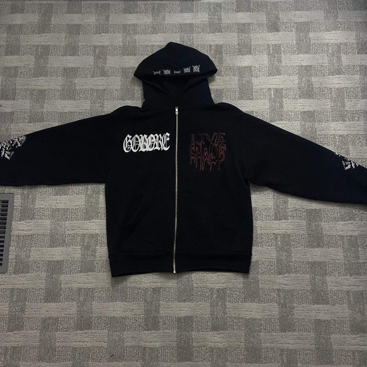 Ken Carson × Playboi Carti Ken Carson AGC Tour merch Zip-Up MEDIUM ...