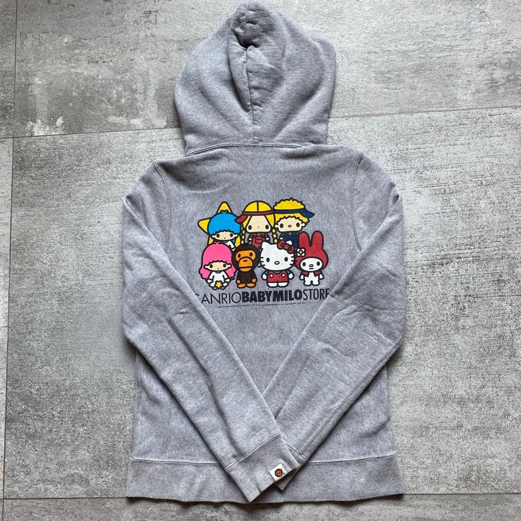 Bape A Bathing Ape Baby Milo x Sanrio Hello Kitty Full Zip Hoodie | Grailed