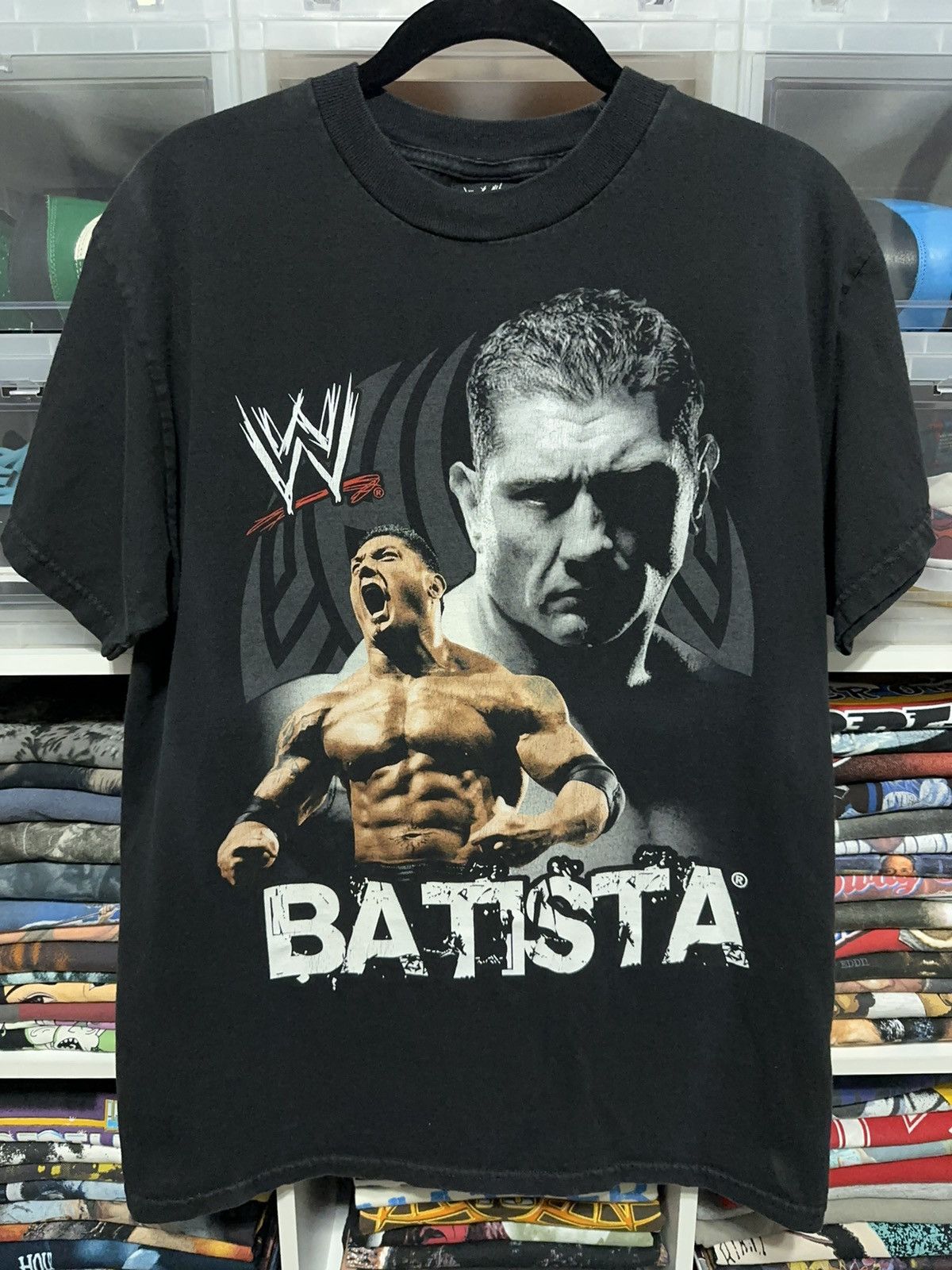 Vintage Vintage 2000s WWE Batista Wrestling Tee Medium | Grailed