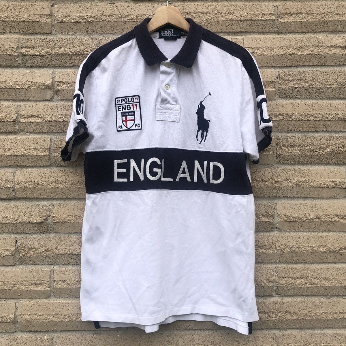 Ralph Lauren Polo Ralph Lauren Polo Club Polo Shirt England 2011 Large ...