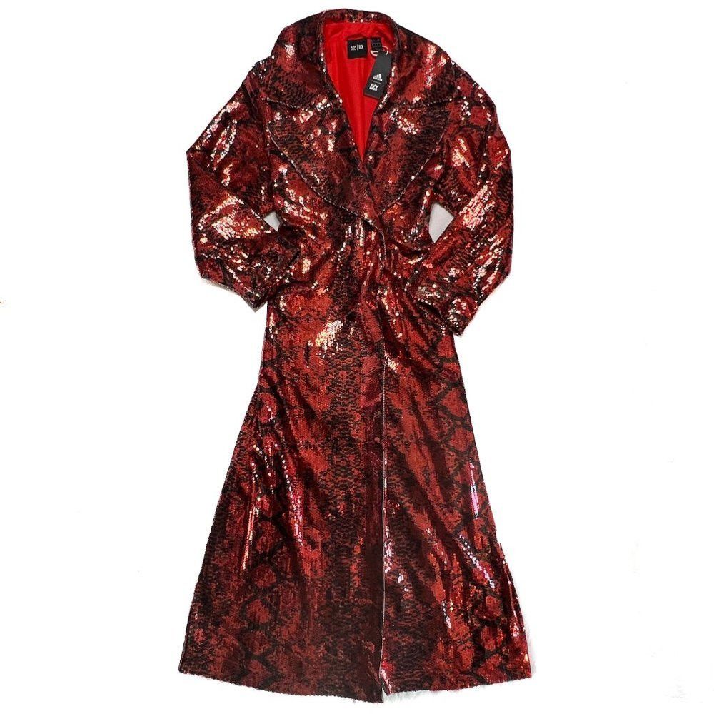 Adidas Adidas x Ivy Park Snake Print Sequin Duster Coat | Grailed