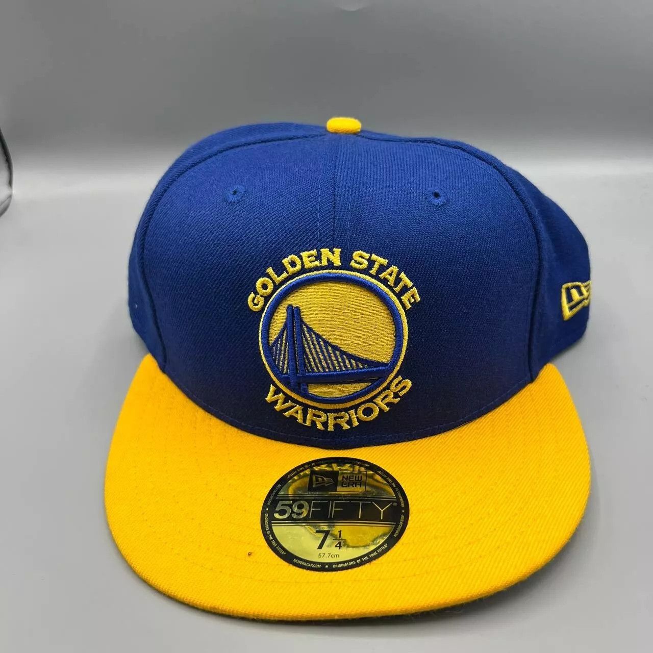 New Era Golden State Warriors GSW Hat Men 7 1/4 Blue Fitted Cap New ...