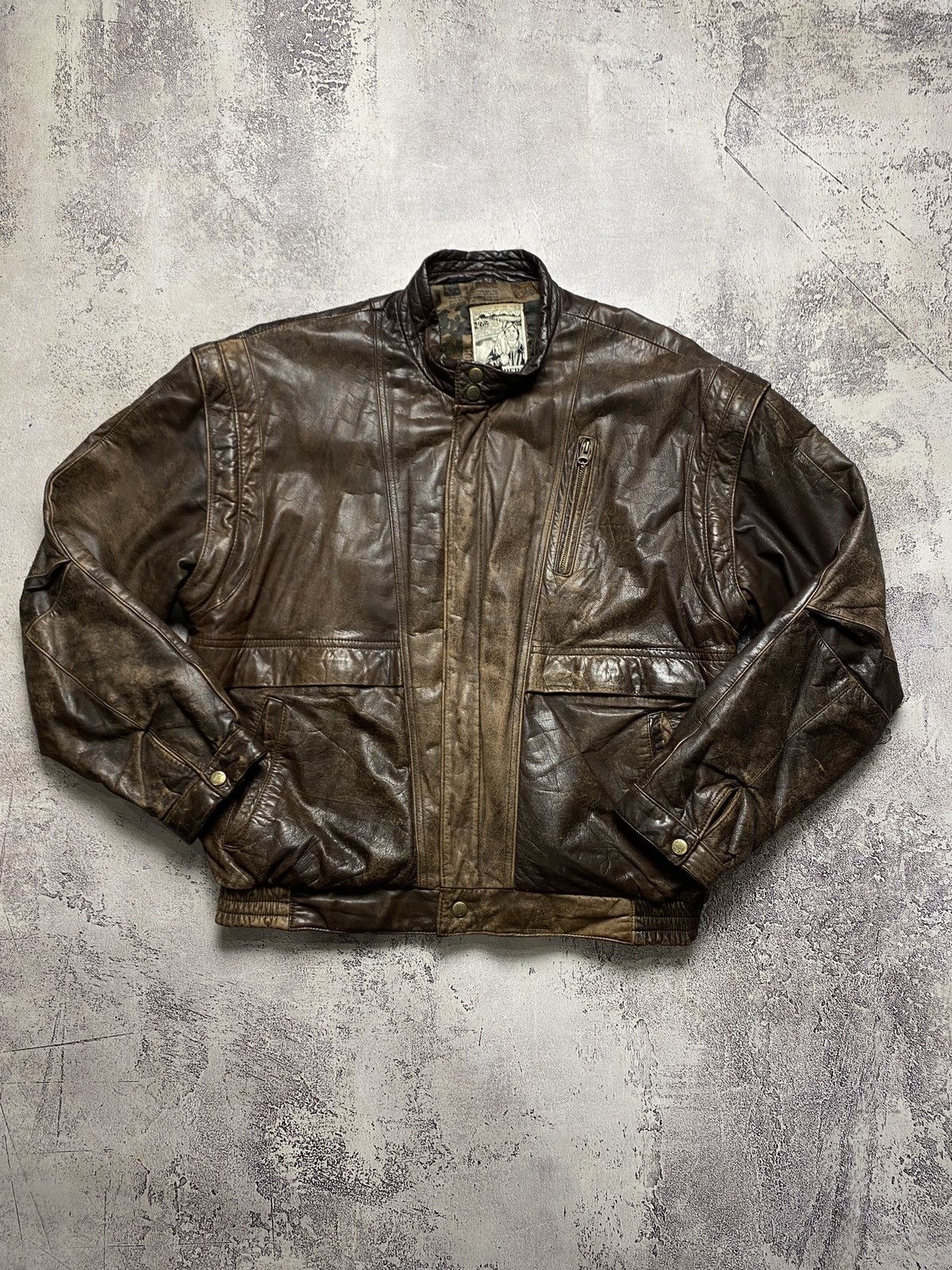 Avant Garde × Genuine Leather × Leather Jacket Leather Trapper Jacket ...