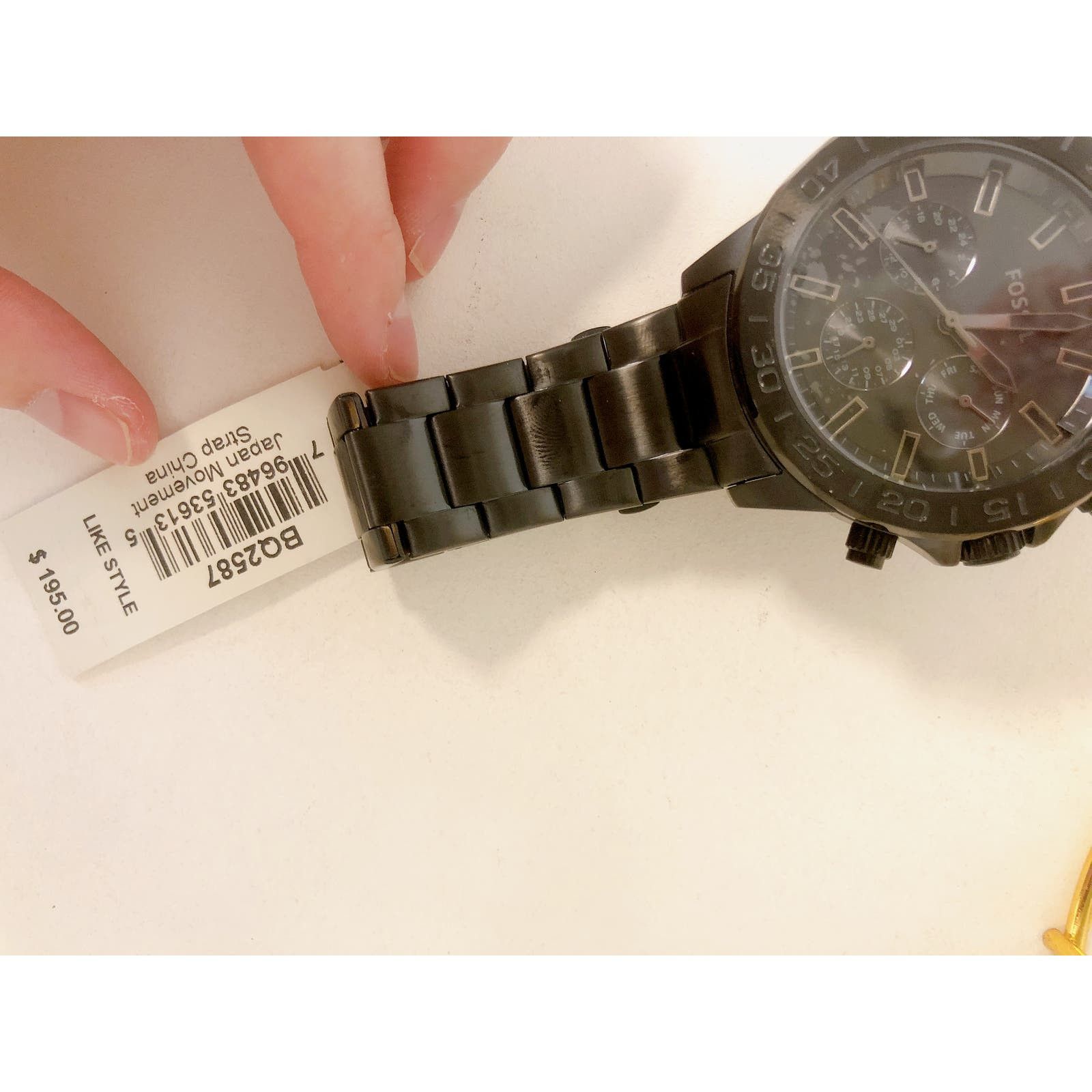 Fossil Fossil BQ2587 Bannon Multifunction Black Tone Steel Watch | Grailed