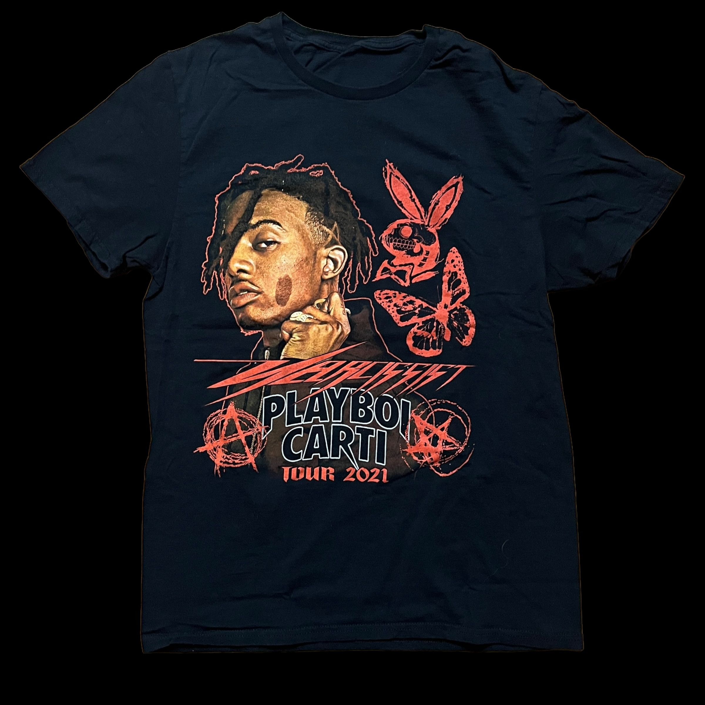 Vintage Playboi Carti Narcissist Tour T-Shirt Whole Lotta Red Medium | Grailed