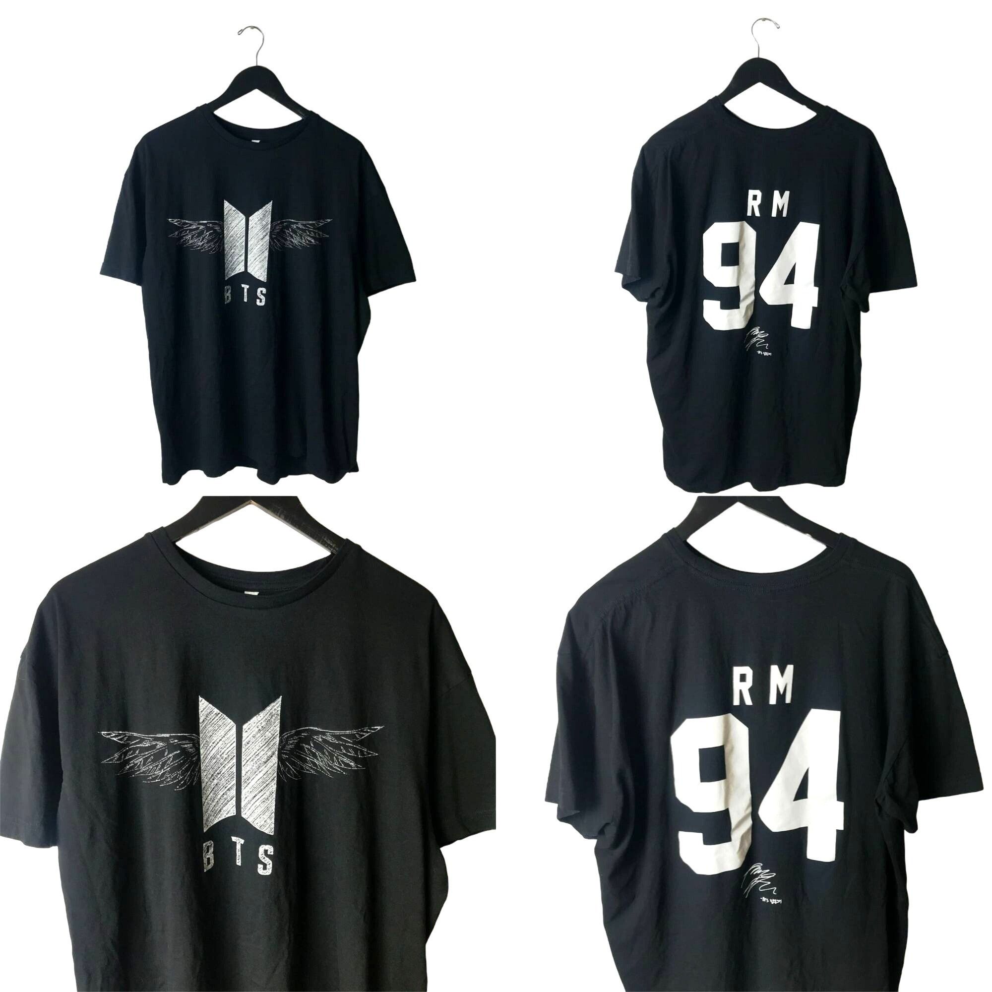 Urban Outfitters BTS RM 94 T Shirt Adult Black 2XL XXL Korean Boy Band ...