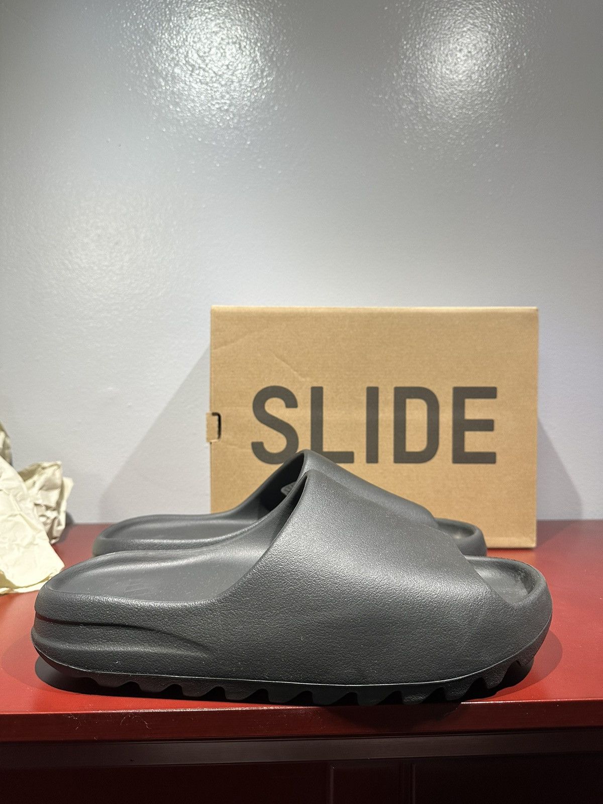 Adidas × Kanye West Yeezy Slide Onyx Kanye West | Grailed