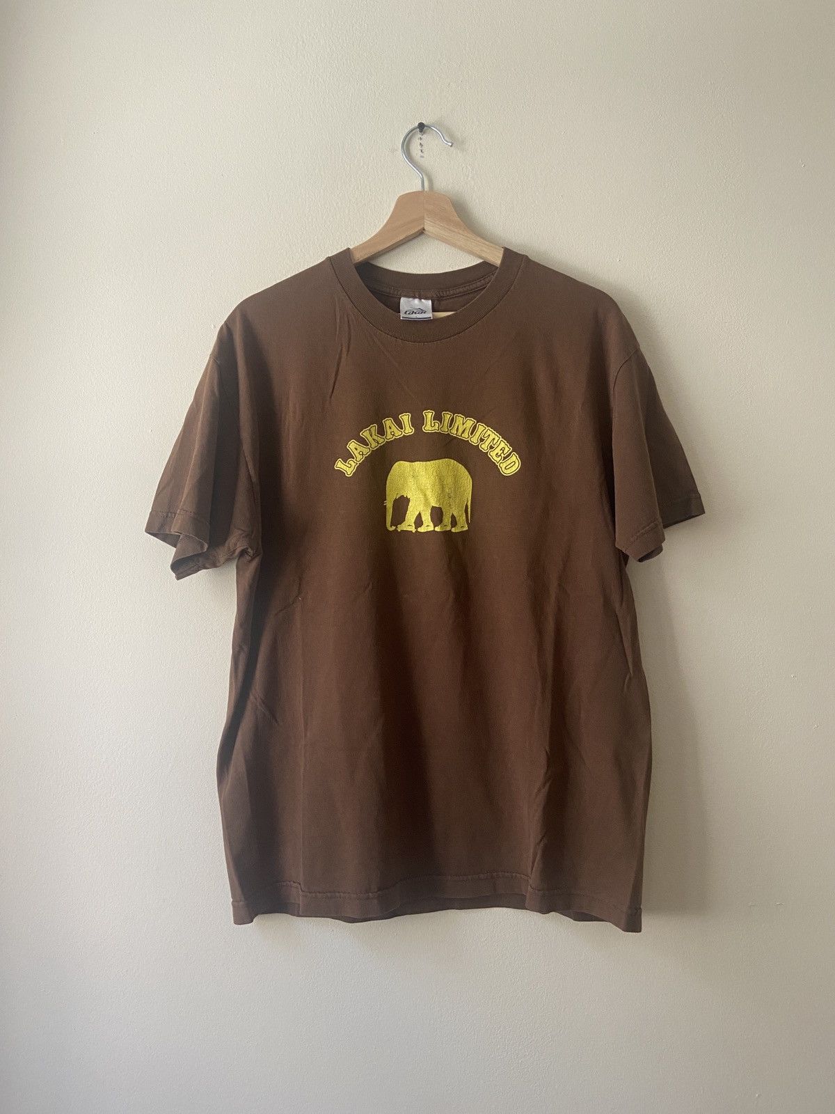 Lakai × Vintage Vintage Lakai Limited skate elephant logo green tee ...