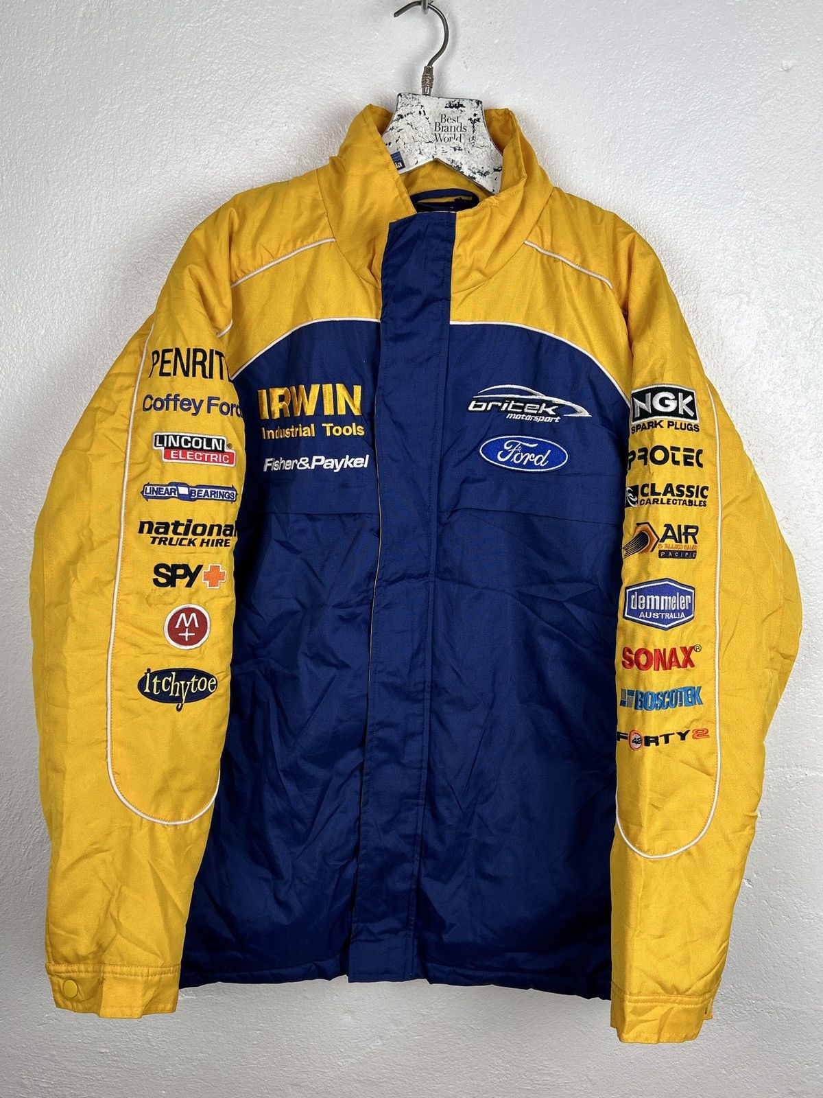 Vintage 90s Vintage Ford Irwin Racing V8 Supercars Racing Jacket | Grailed