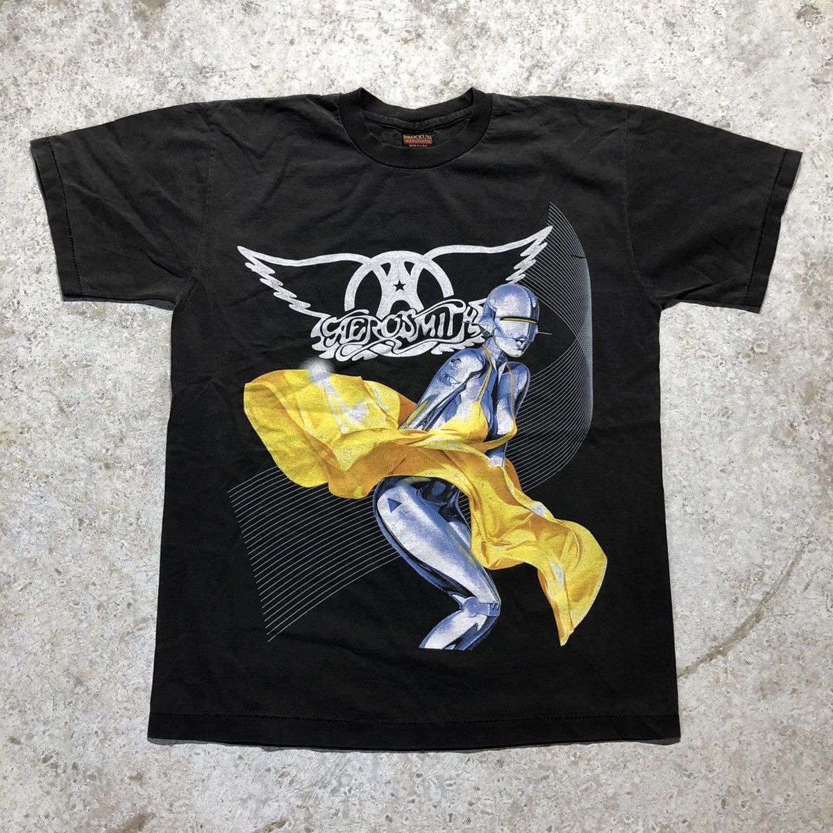 Aerosmith × Streetwear × Vintage Aerosmith Just Push Play Tour T-Shirt ...