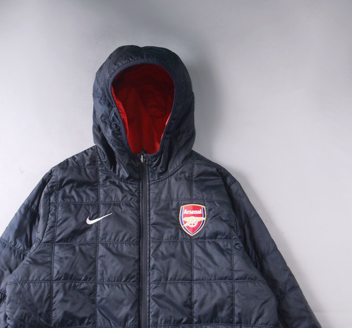 Nike × Soccer Jersey × Vintage Nike Vintage Arsenal FC Soccer Stadium ...