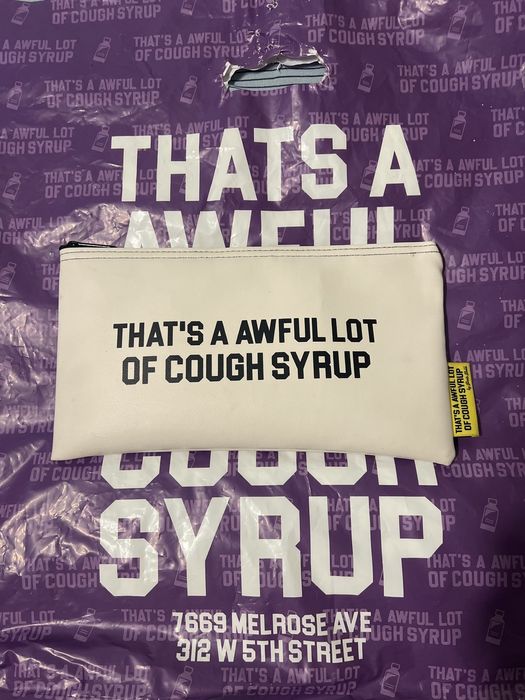 Streetwear Awful lot of cough syrup money bag | Grailed